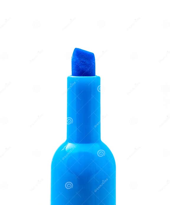 Light Blue Marker stock image. Image of school, marker - 48791395