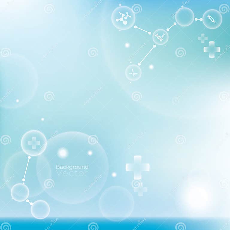 Light Blue Medical Abstract Background Stock Vector - Illustration of ...
