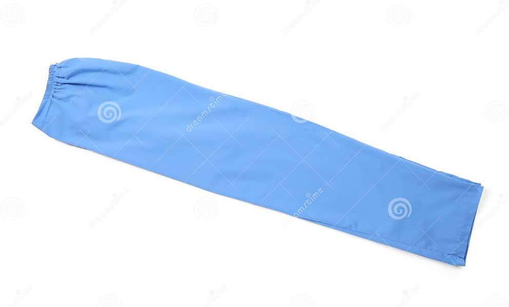 Light Blue Medical Uniform Isolated on White Stock Image - Image of ...