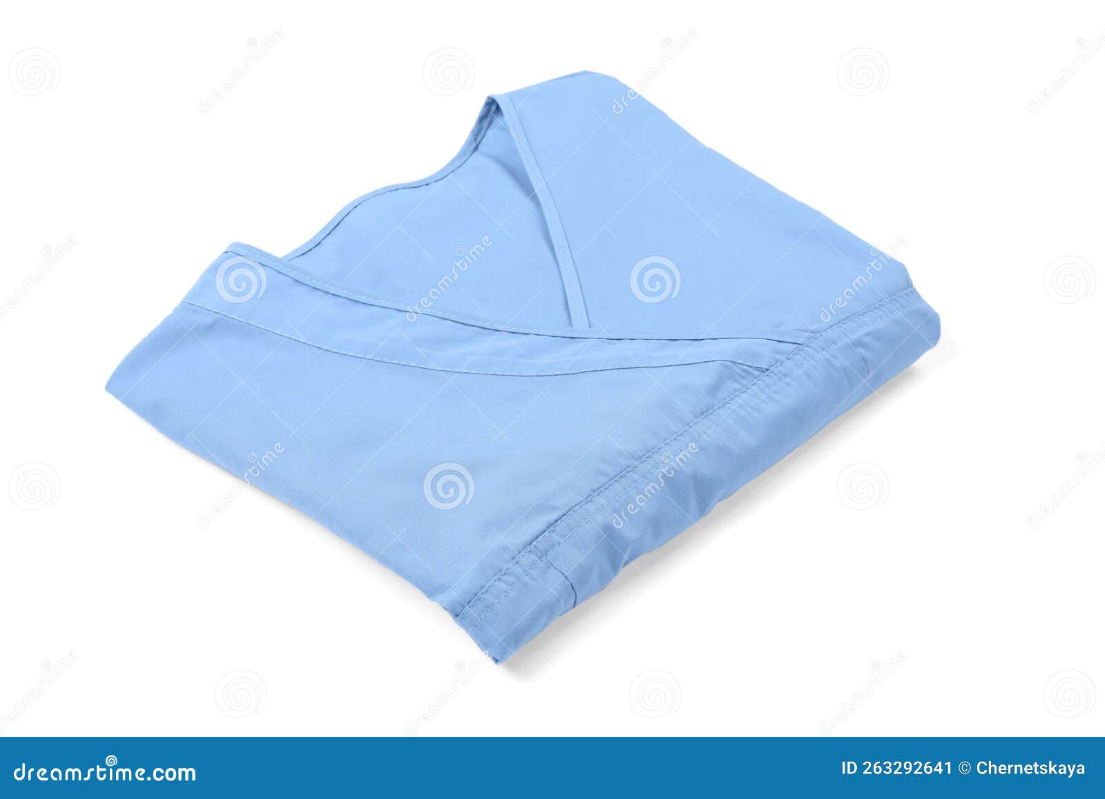 Light Blue Medical Uniform Isolated on White Stock Image - Image of ...