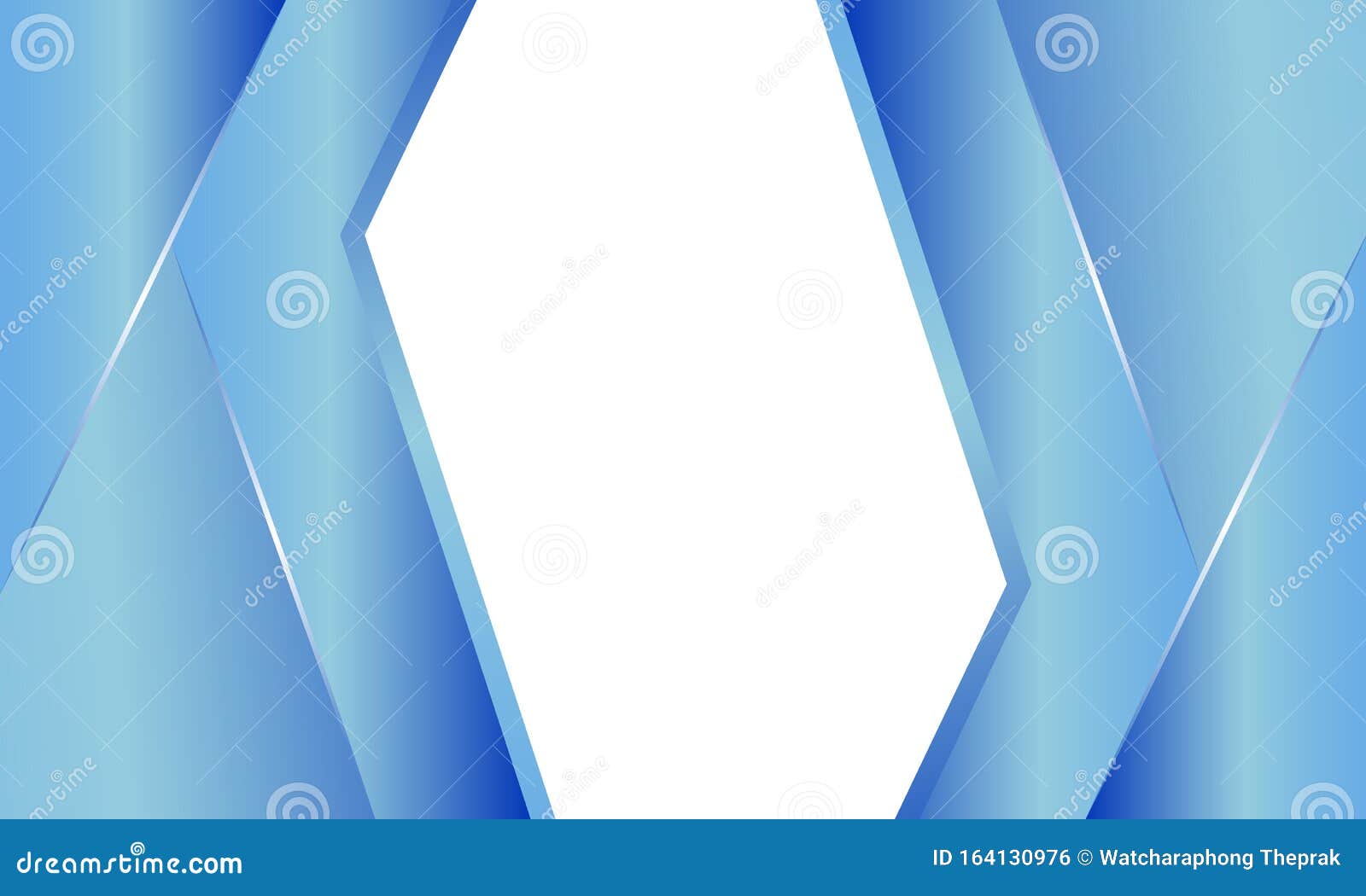 Light Blue Metallic Triangle Shape White Background Stock Vector ...