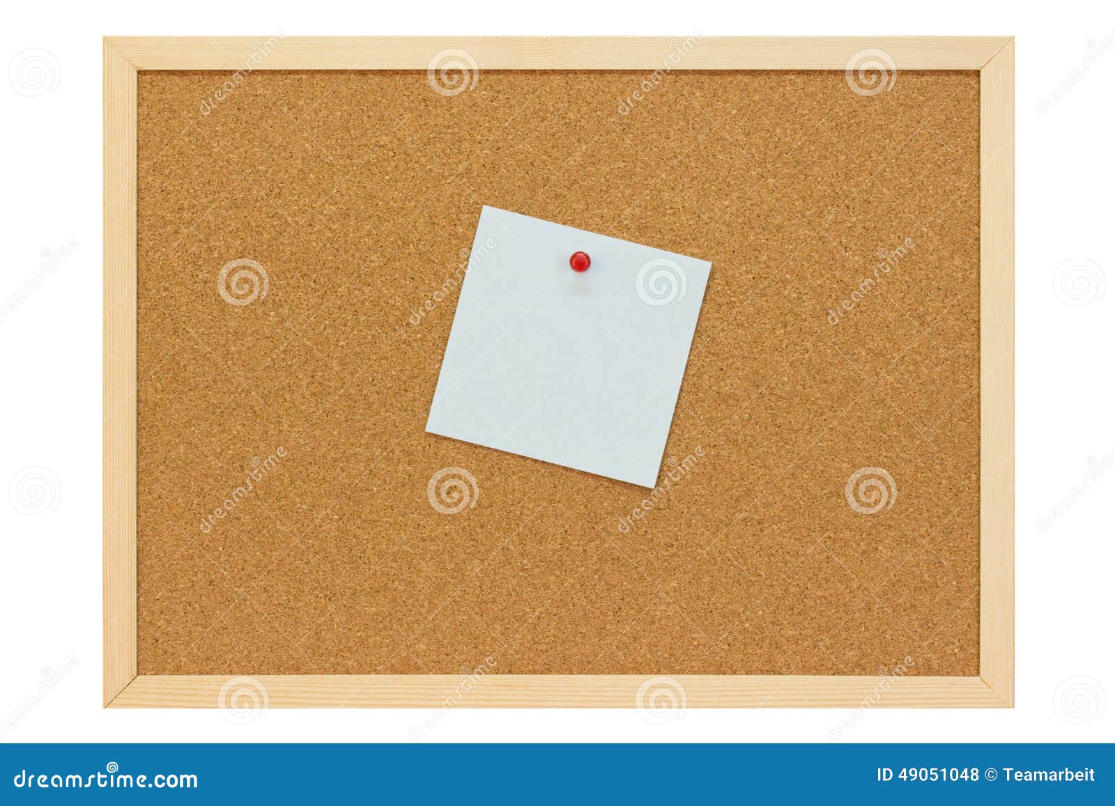 Light blue note stock photo. Image of bulletin, cork - 49051048
