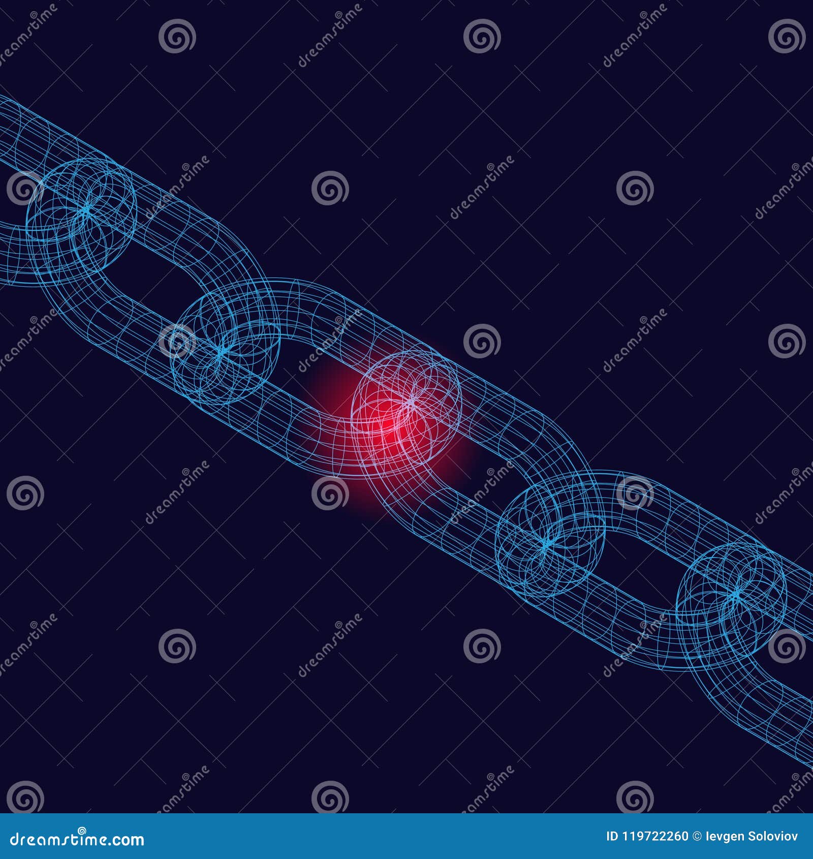 Weak chain background stock vector. Illustration of finance - 119722260