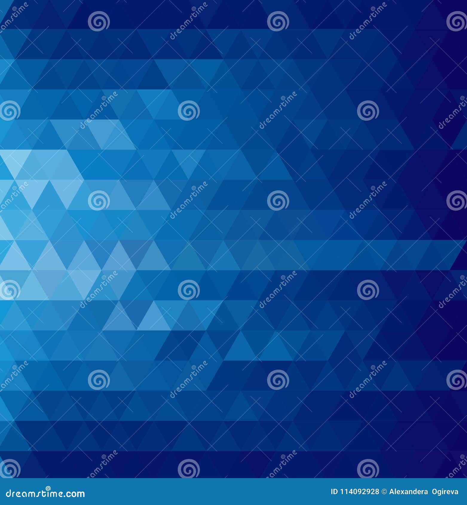 Light Blue Pattern Triangular Template Geometric Sample Repeating Routine With Triangle