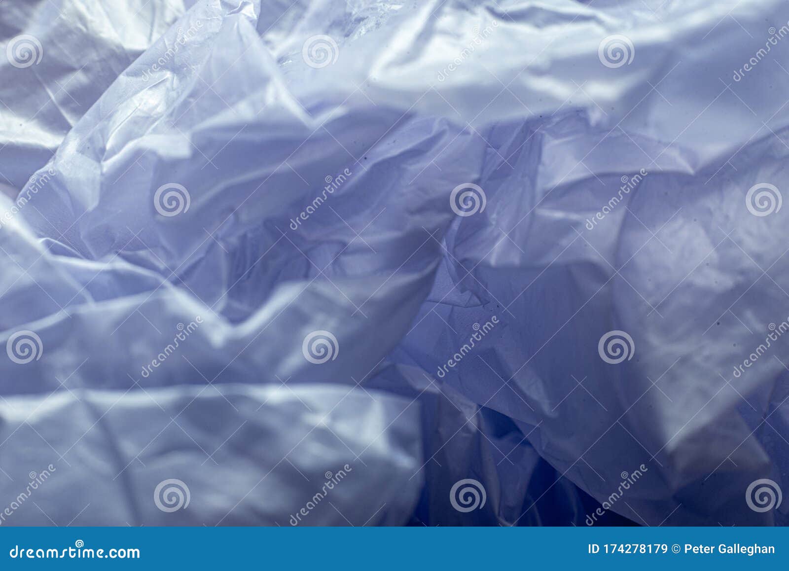 Light Blue Plastic Bag Abstract Background Stock Image - Image of ...