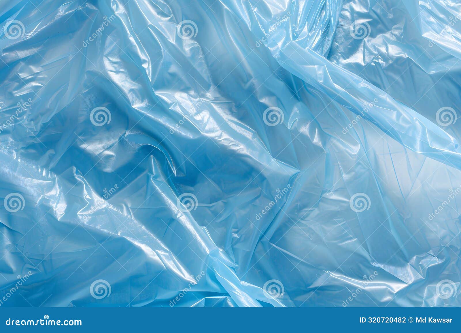 Light Blue Plastic Bag Texture Background Stock Illustration ...