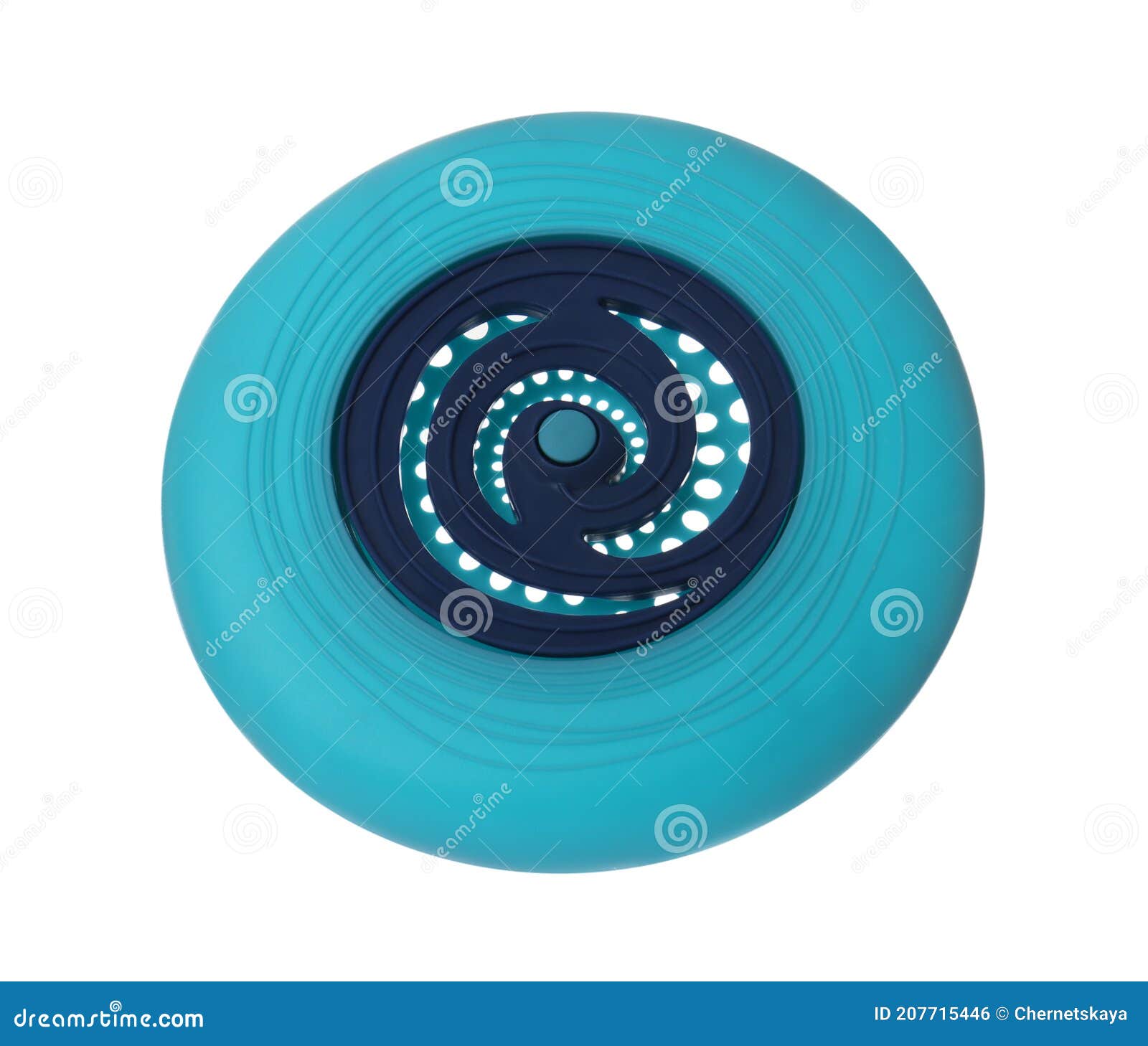 Light Blue Plastic Frisbee Disk Isolated on White Stock Photo - Image ...