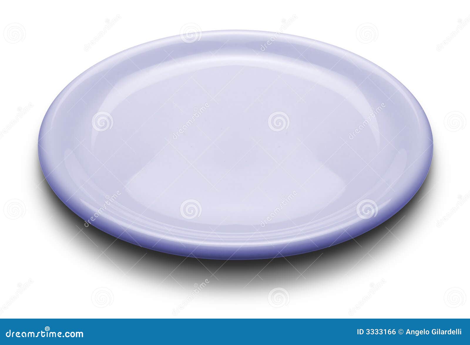 Light blue plate stock photo. Image of empty, kitchenware - 3333166