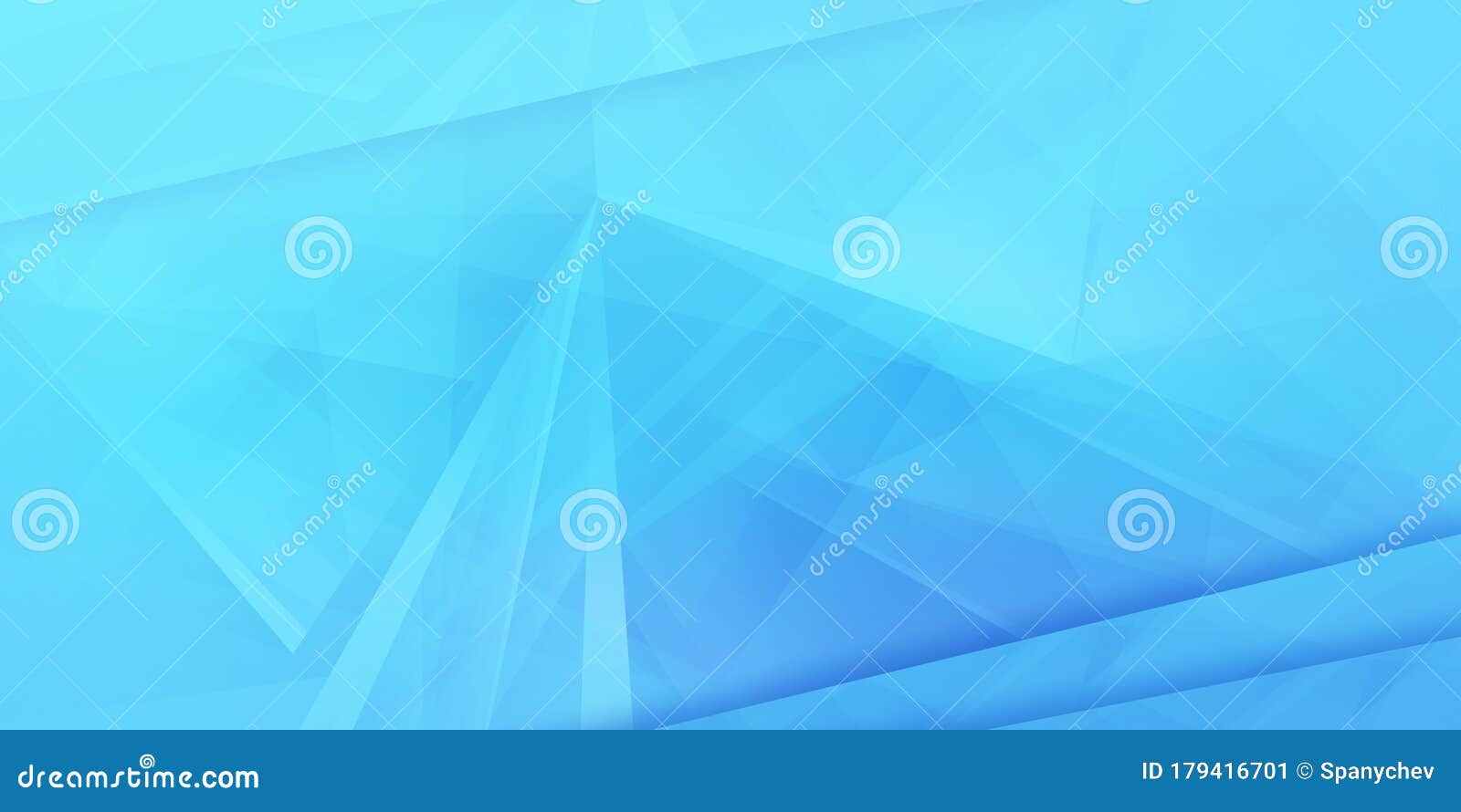 Light Blue Polygonal Wide Background Stock Illustration - Illustration ...