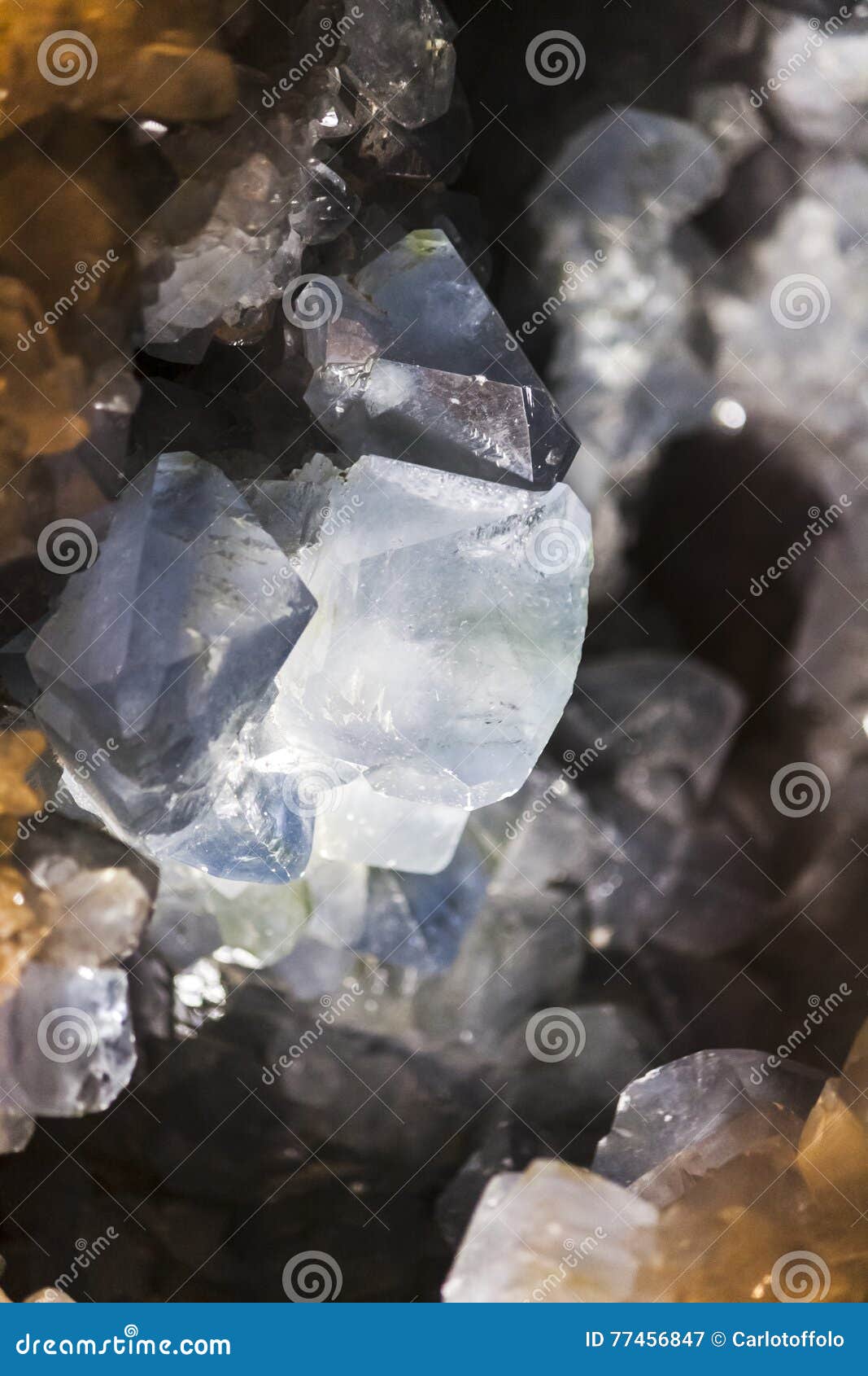 Light blue quartz crystal stock image. Image of reiki - 77456847