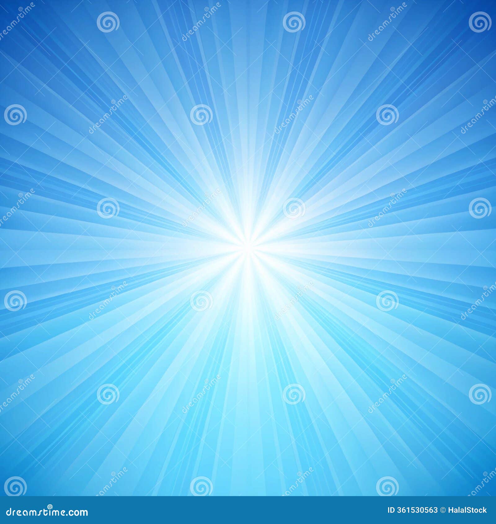 Light Blue Radial Gradient Background Stock Illustration - Illustration ...
