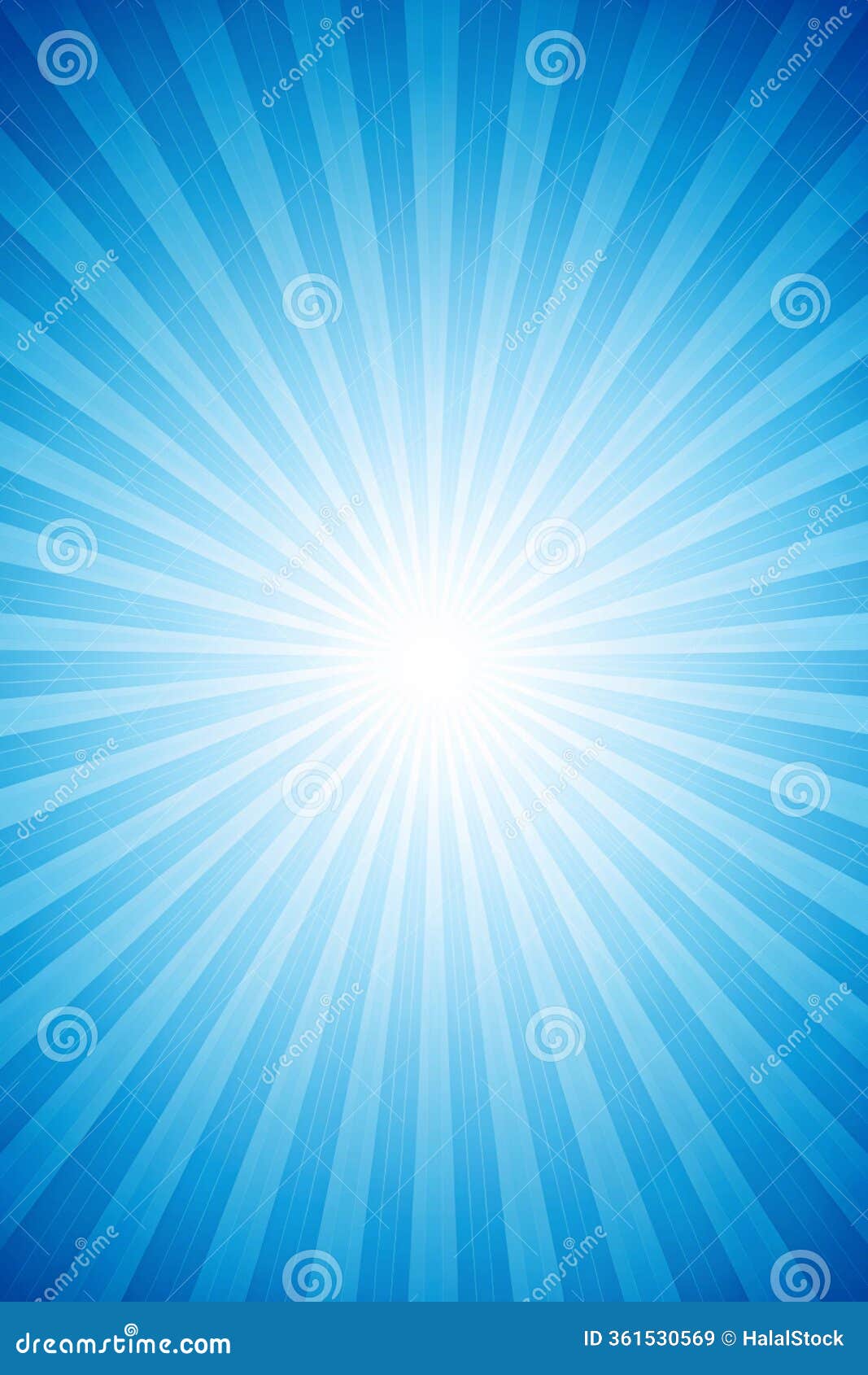 Light Blue Radial Gradient Background Stock Illustration - Illustration ...