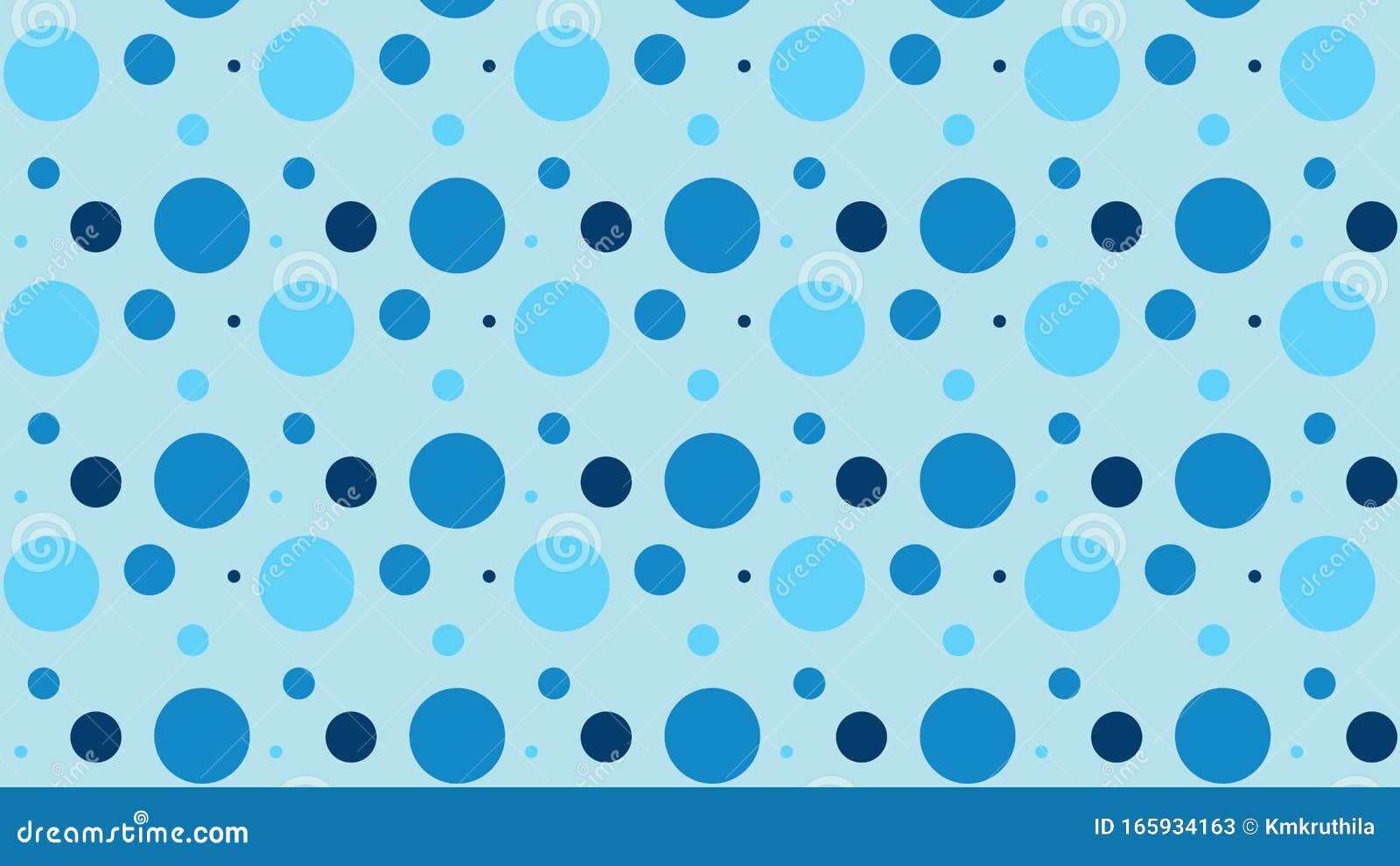 Light Blue Random Circles Dots Pattern Stock Vector - Illustration of ...