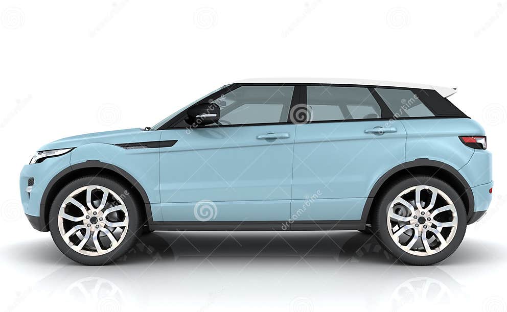 Light blue Range rover stock image. Image of auto, elegant - 64346695