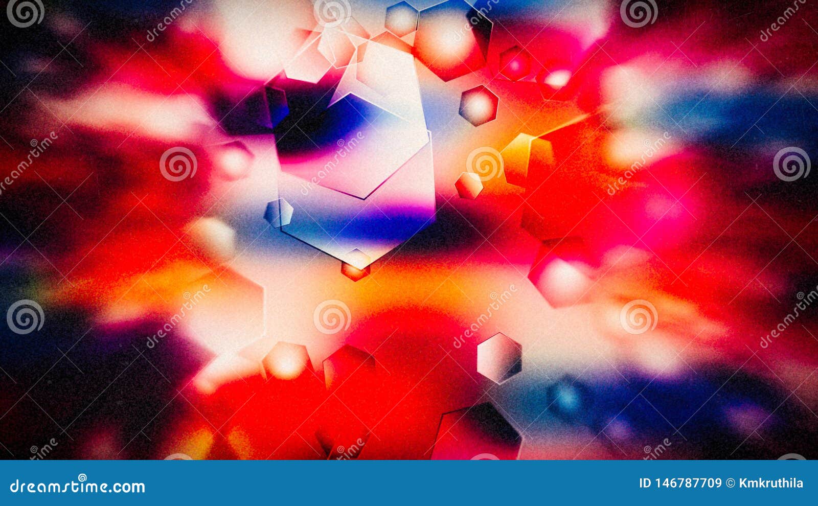 Light Blue Red Background Beautiful Elegant Illustration Graphic Art ...
