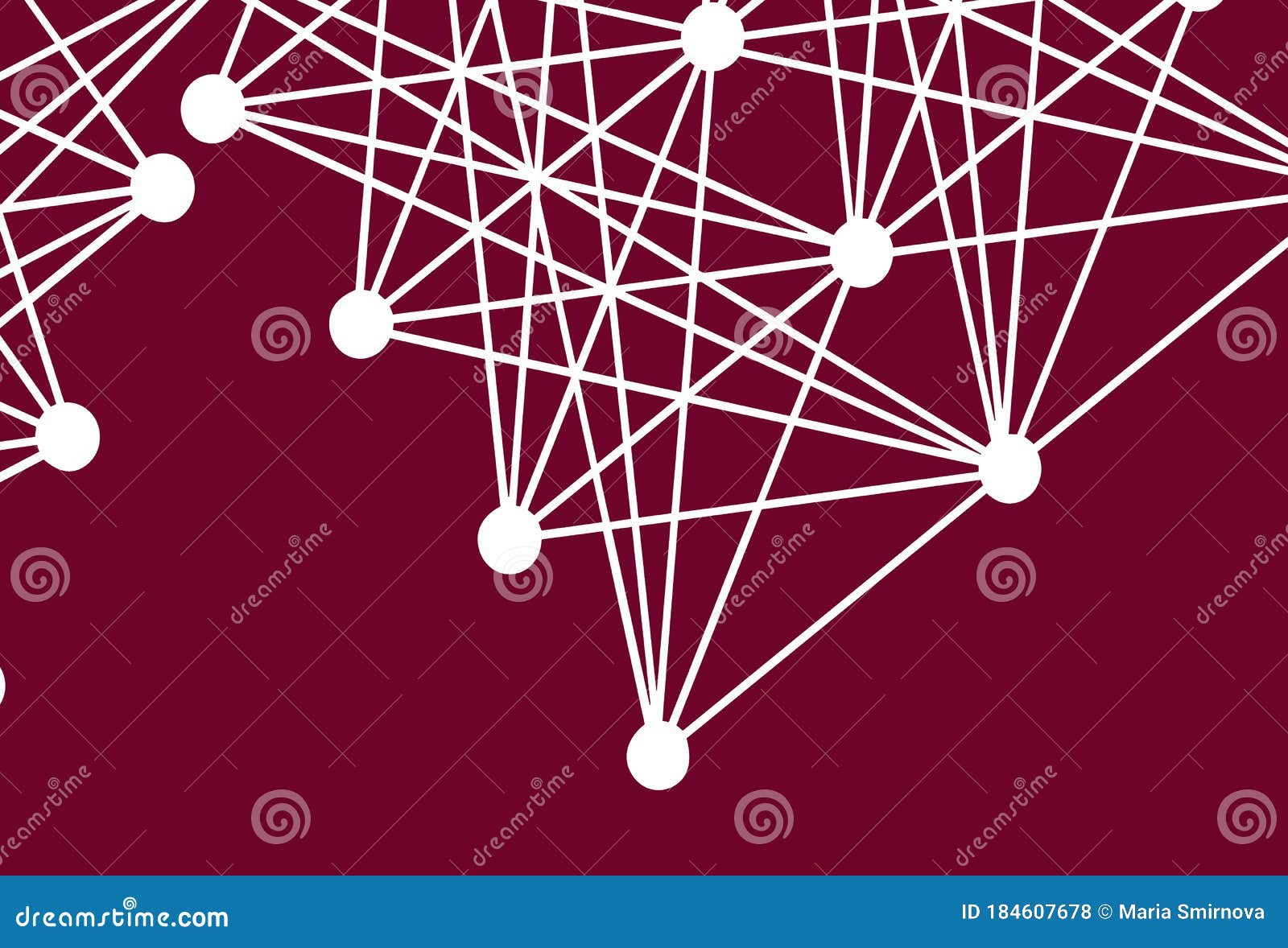 Light Blue, Red Vector Backdrop with Artificial Intelligence Data ...