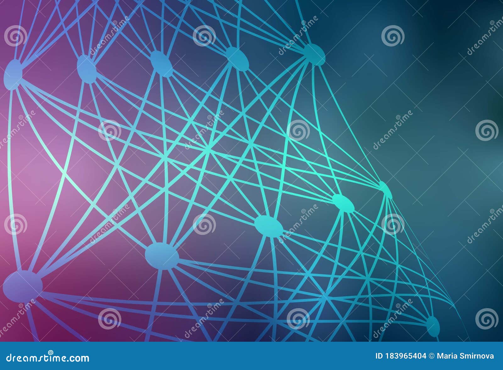 Light Blue, Red Vector Texture with Artificial Intelligence Concept ...
