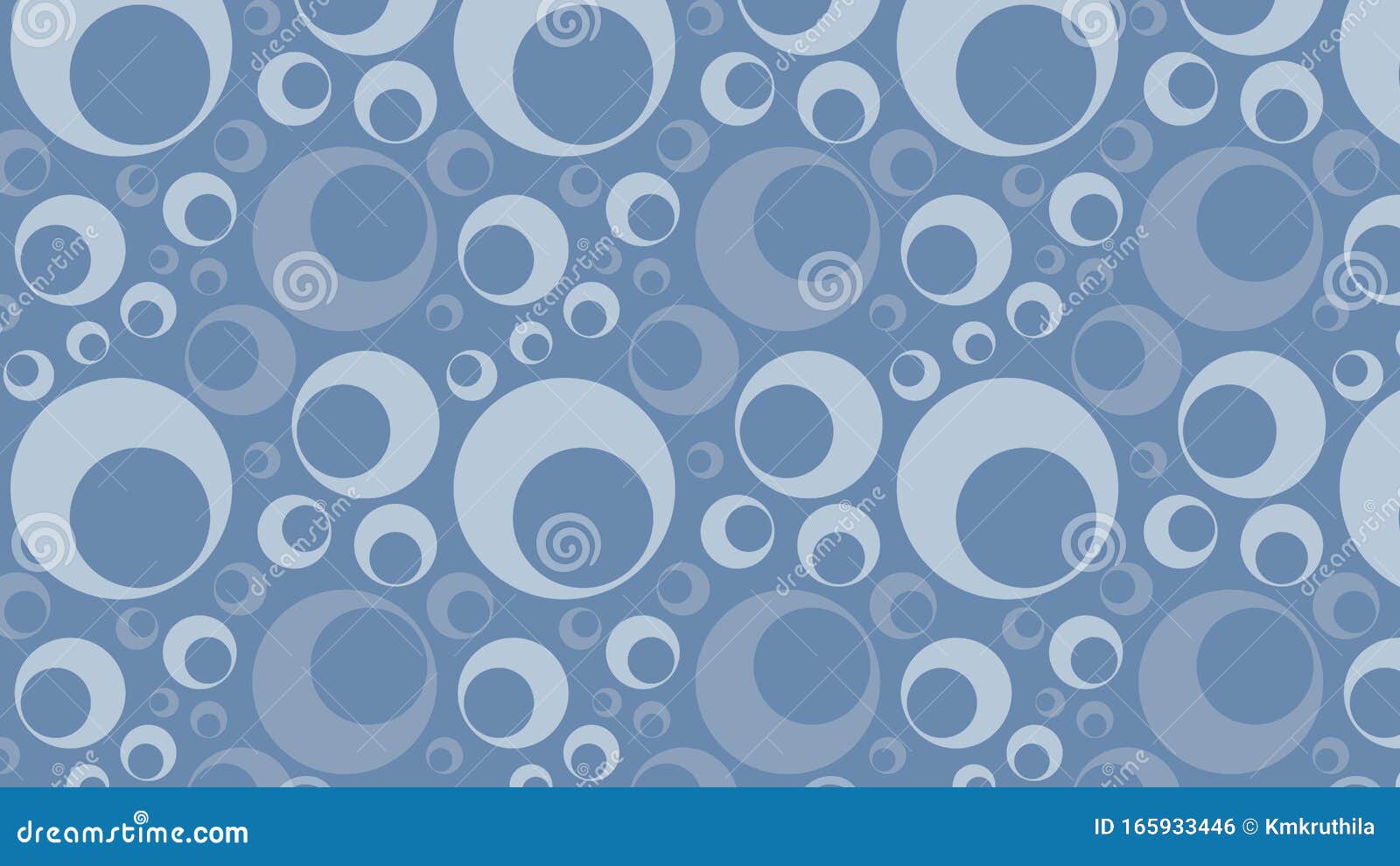 Light Blue Retro Circles Pattern Vector Art Stock Vector - Illustration ...