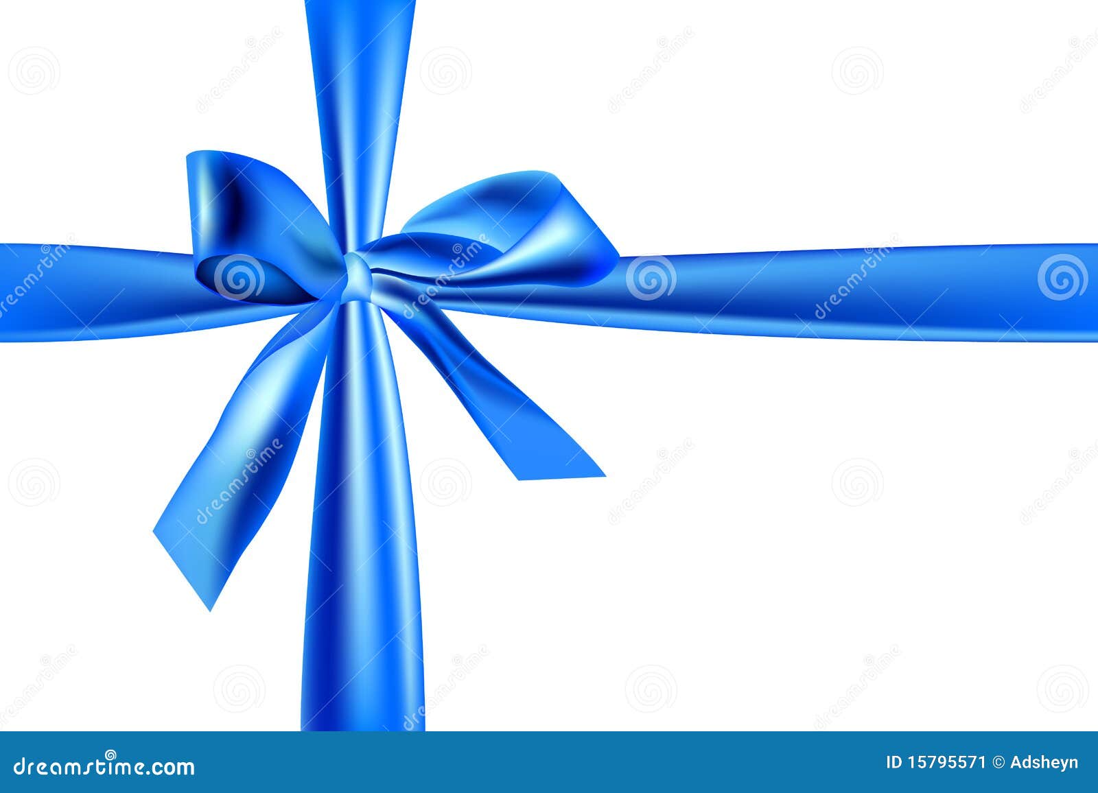 Light blue ribbon stock illustration. Illustration of decor - 15795571