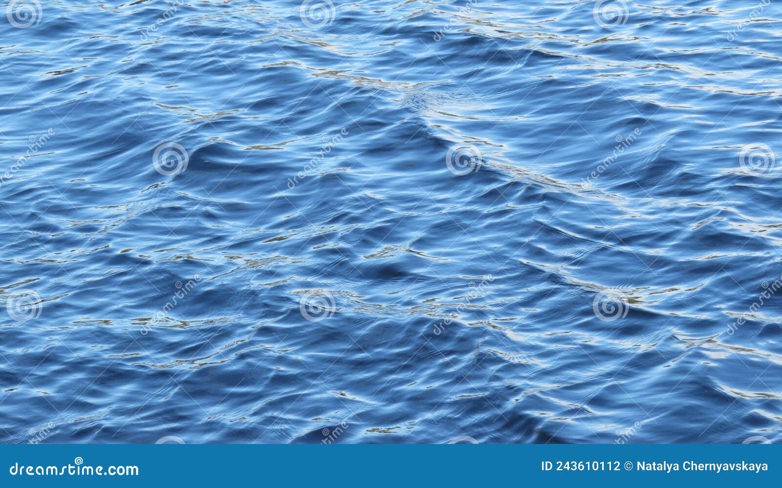 Light Blue River Water Surface with Ripples Stock Photo - Image of ...