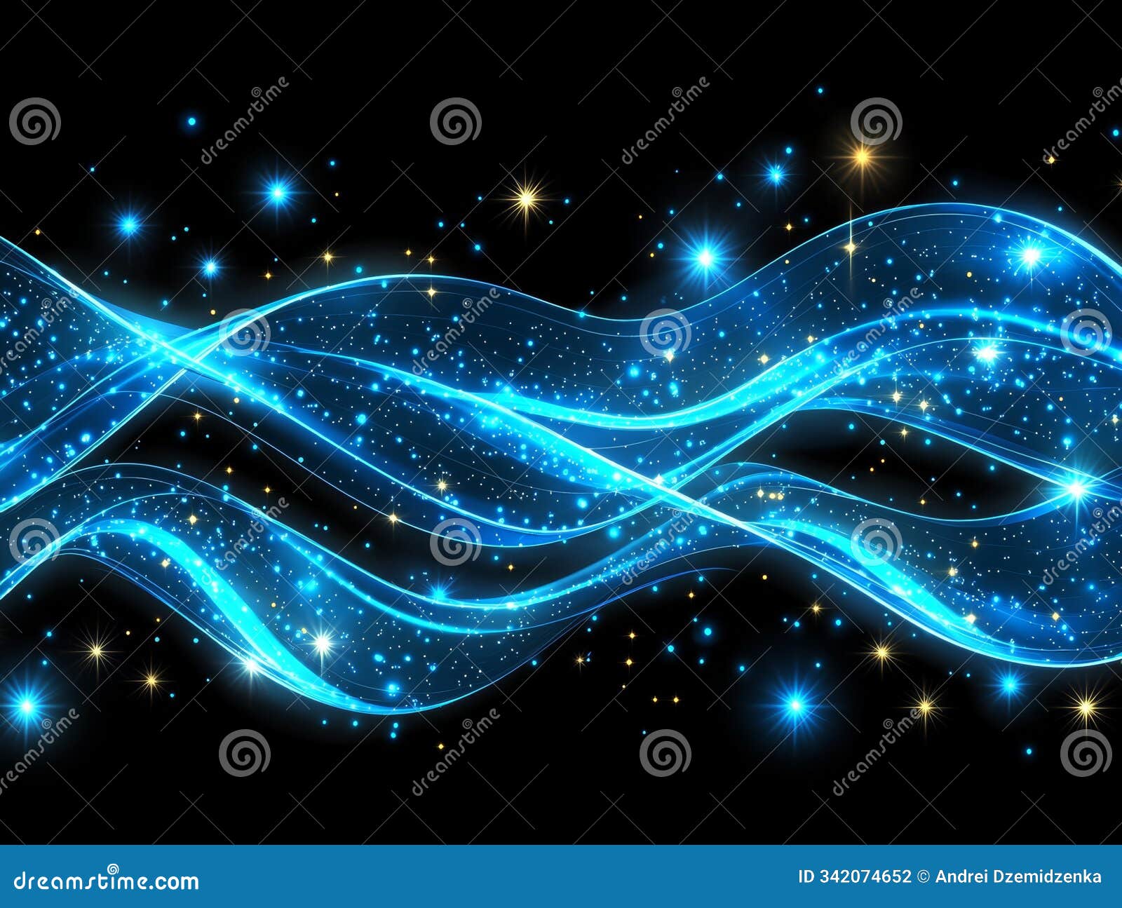 Light Blue Science Technology Particles Background. Stock Image Stock ...