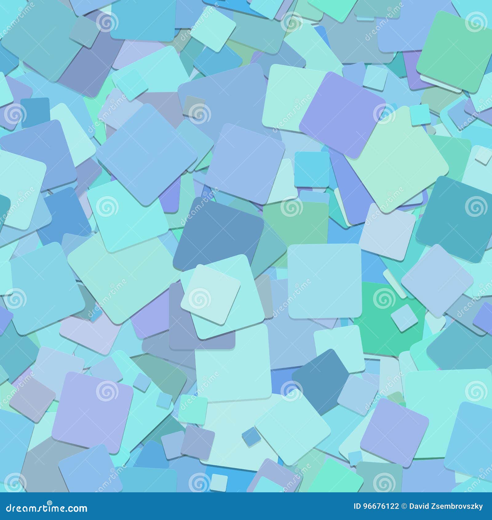 Light Blue Seamless Abstract Square Pattern Background - Vector Design ...