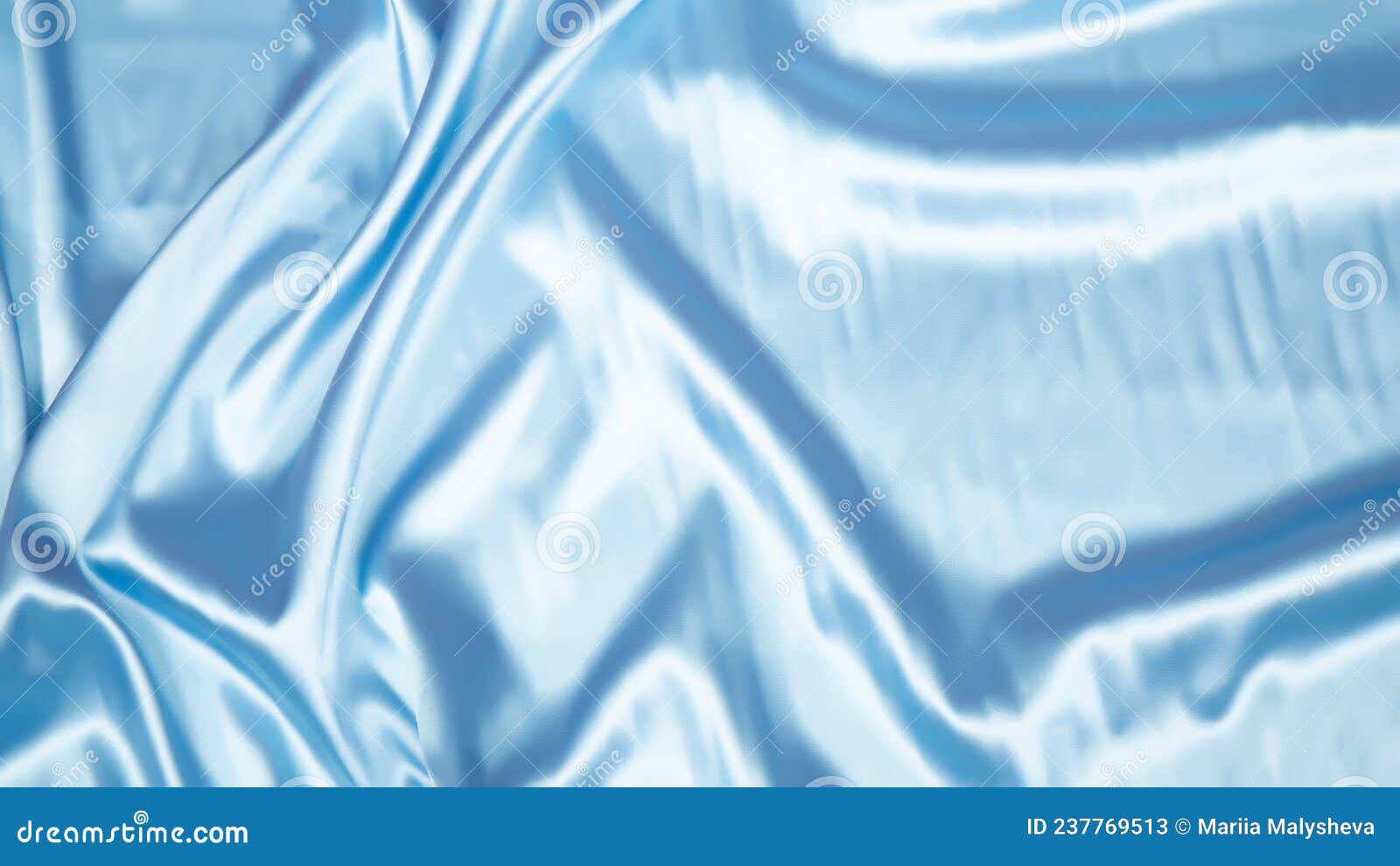 Light Blue Silk Fabric Background Stock Image - Image of velvet ...