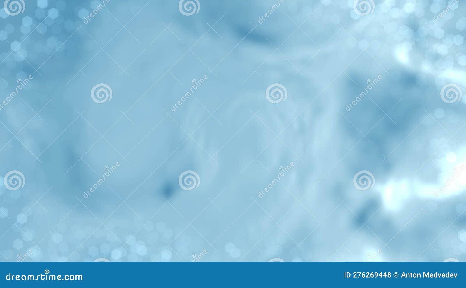 Light Blue Silver Scintillant Volumetric Forms with Bokeh Bg - Abstract 3D Illustration Stock ...