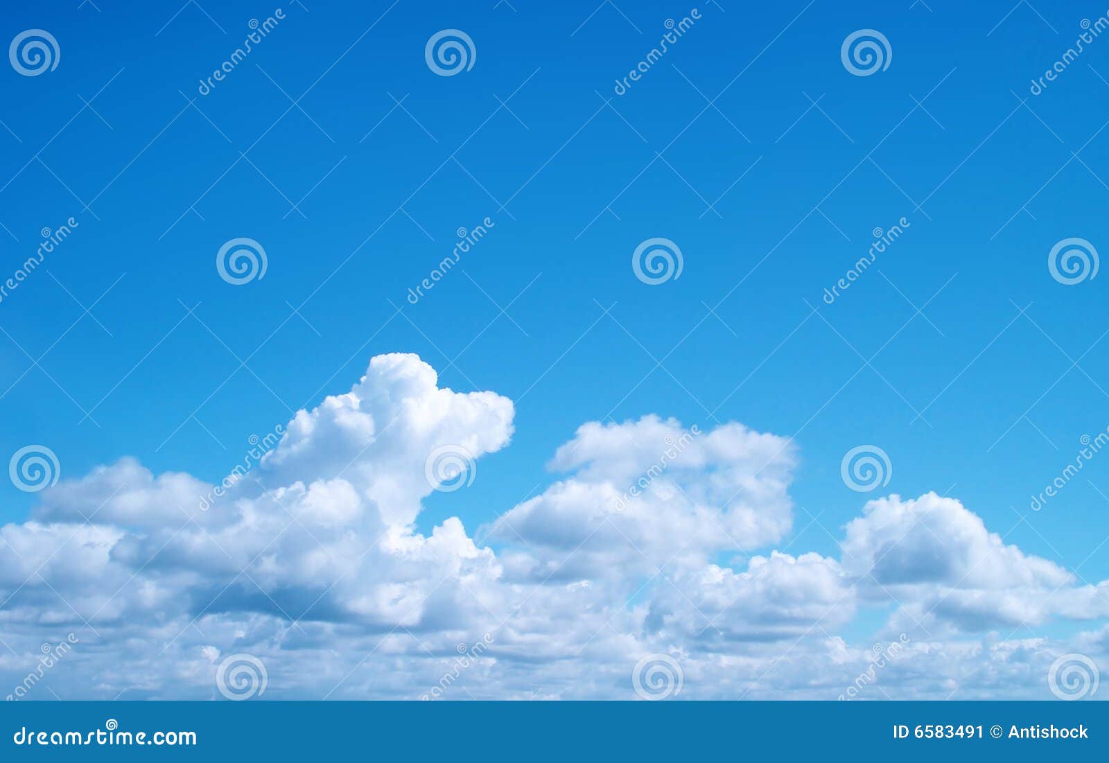 Light blue sky stock image. Image of white, summer, cloud - 6583491