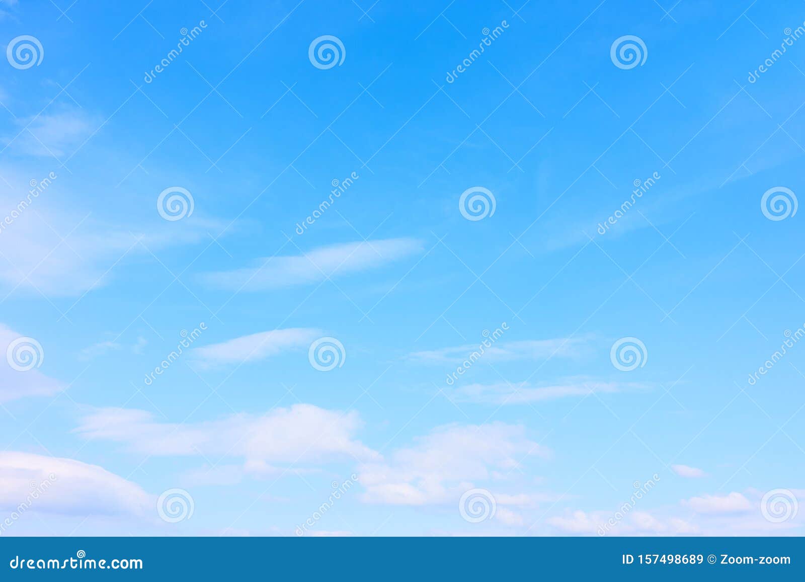 Light blue sky with clouds stock image. Image of view - 157498689