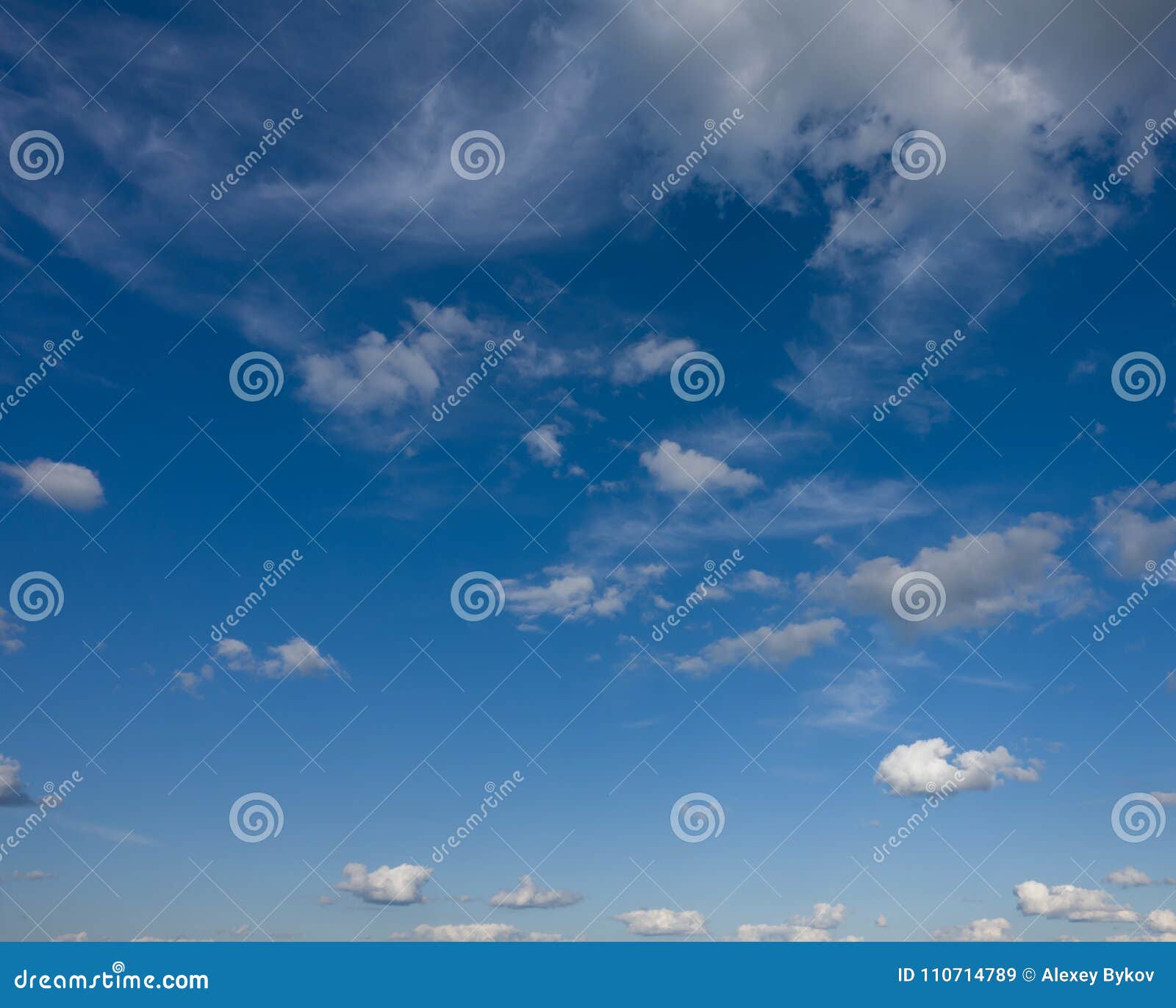 Light Blue Sky with Clouds. Stock Image - Image of heaven, cloudscape ...