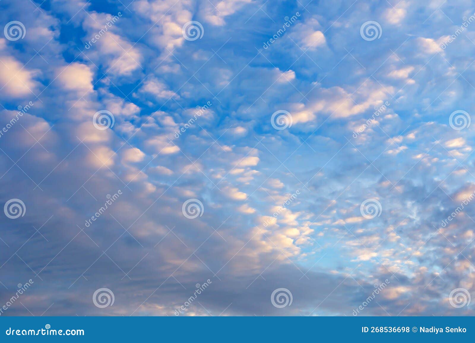 Light Blue Sky Covered with Clouds Stock Photo - Image of sunny, vortex ...