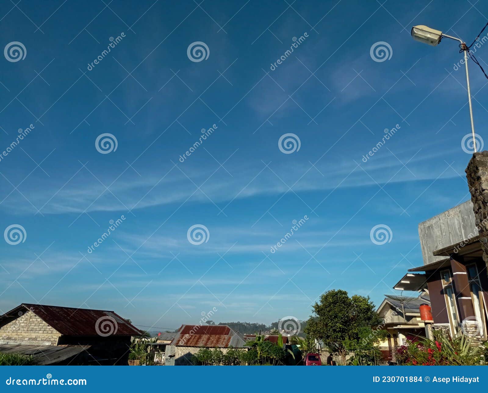 Light Blue Sky with a Rustic Feel Stock Photo - Image of rustic, home ...