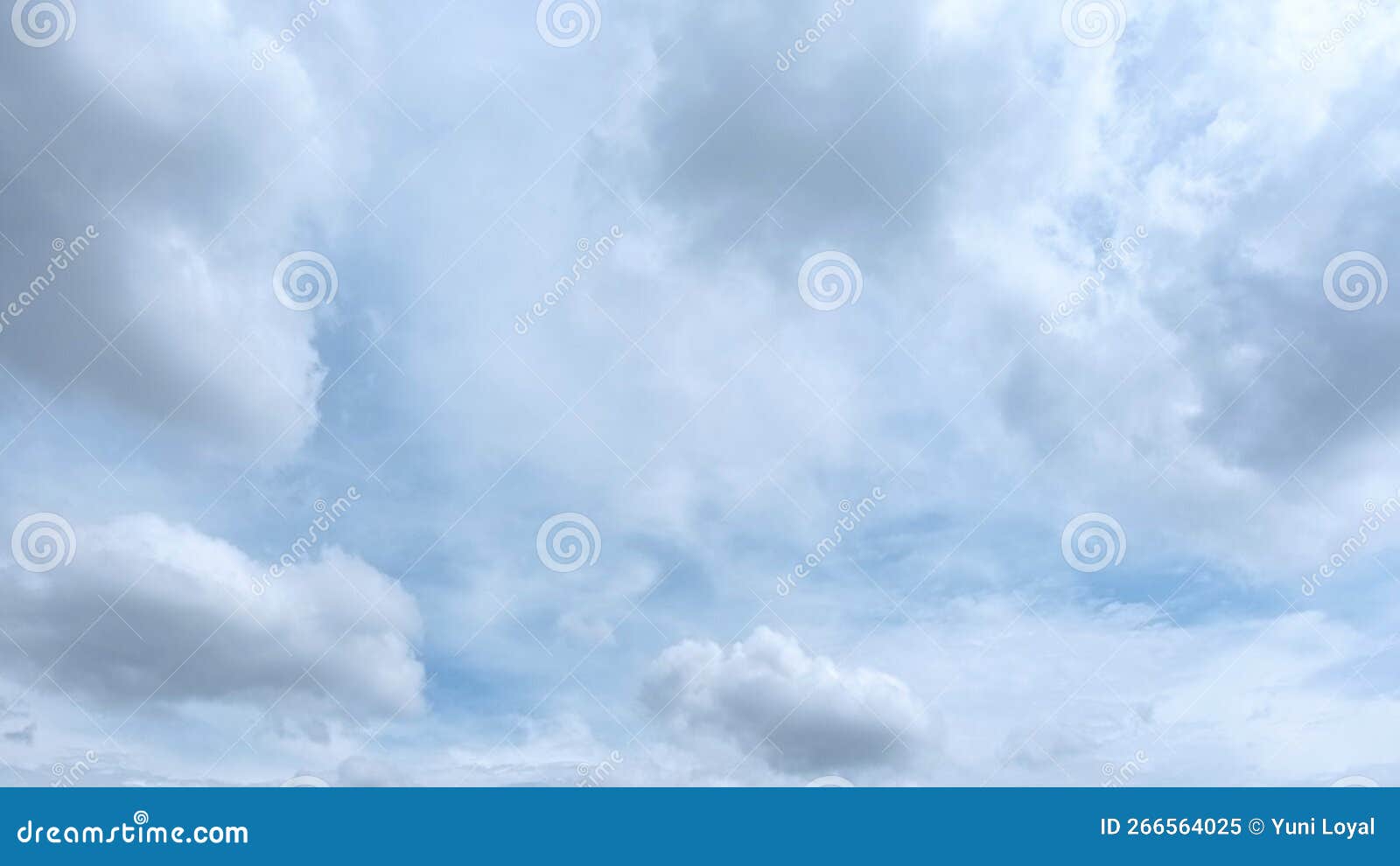 The Light Blue Sky Was Filled with Clouds Stock Image - Image of cloud ...