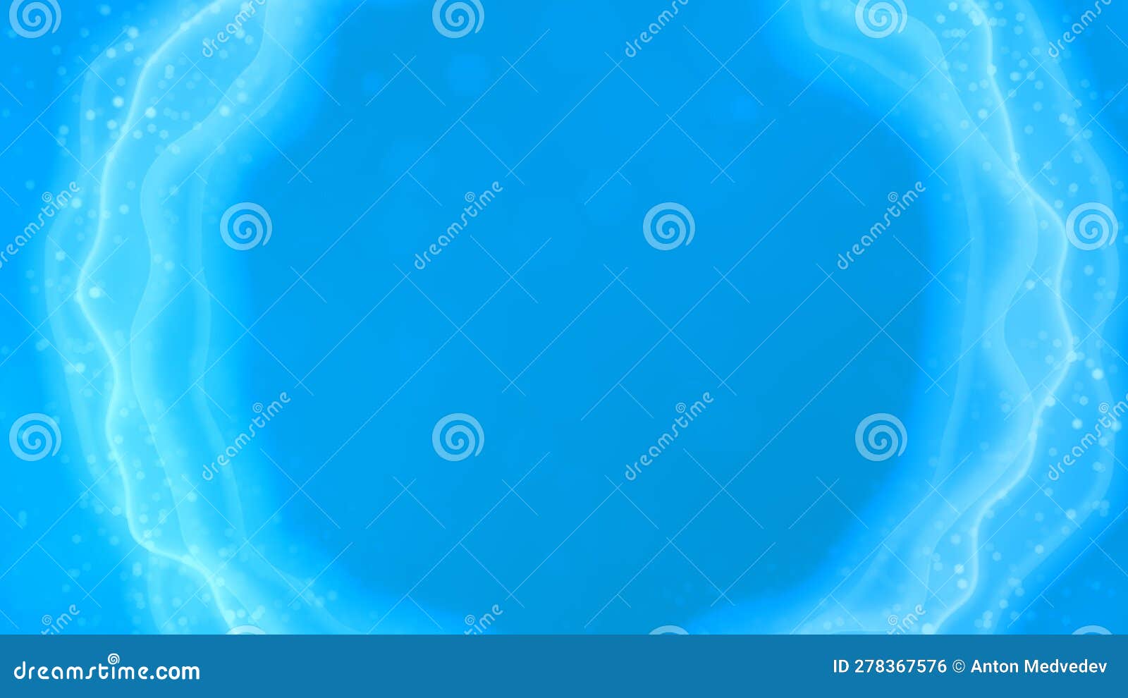 Light Blue Slight Curly Figures Bg - Abstract 3D Illustration Stock ...