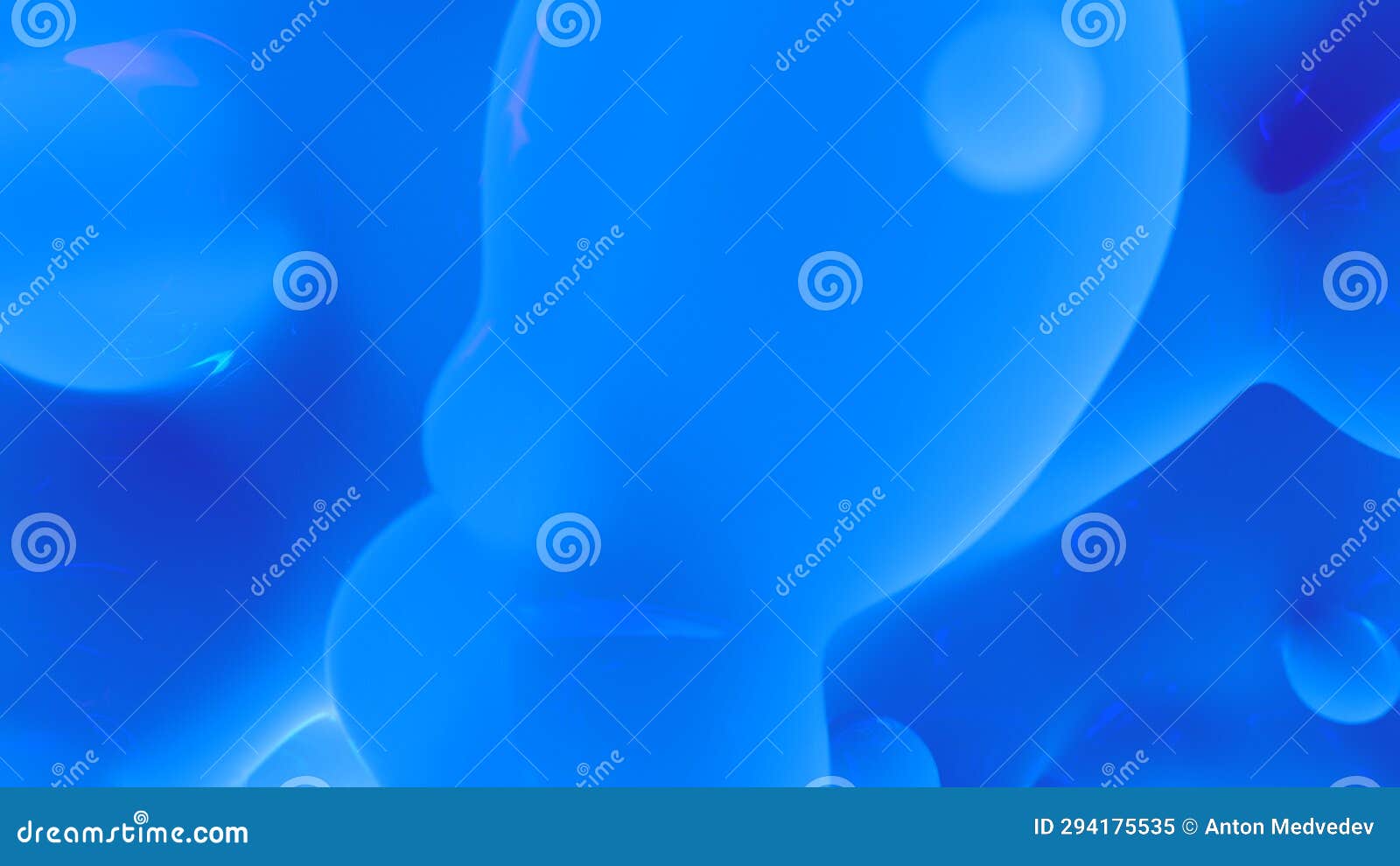 Light Blue Slime Morphed Liquid Background - Abstract 3D Illustration ...