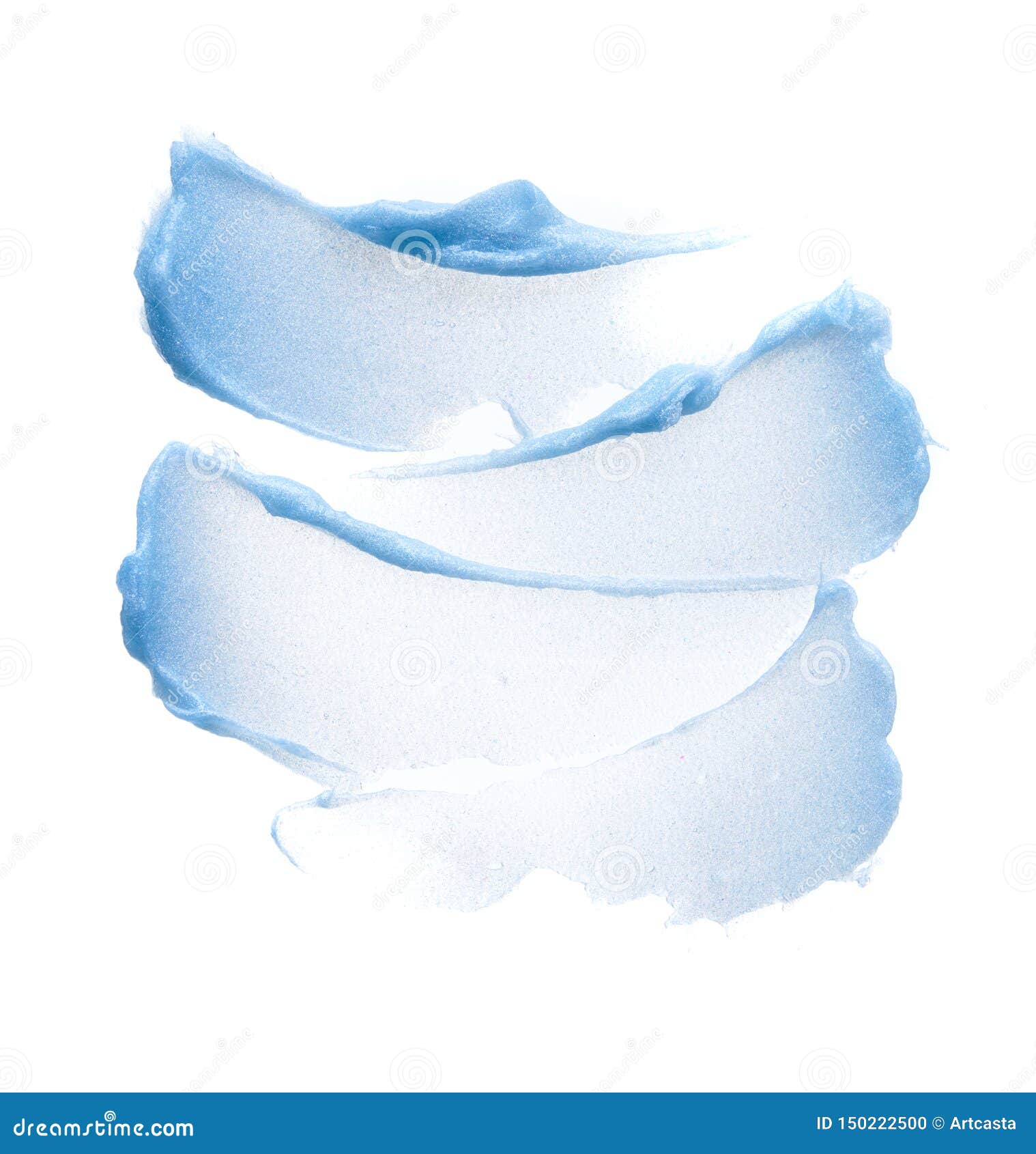 Light blue smears stock photo. Image of mask, isolate - 150222500