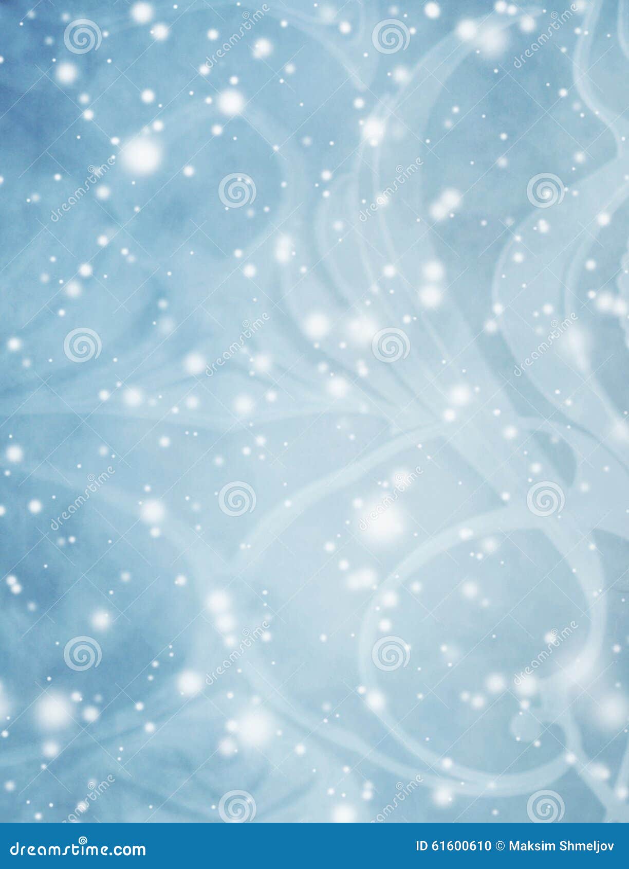 Light Blue Snowy Background Stock Illustration - Illustration of ...