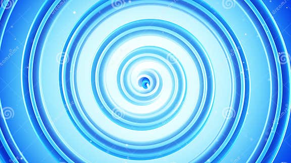 Light Blue Spiral Shape Abstract 3D Render Stock Illustration ...