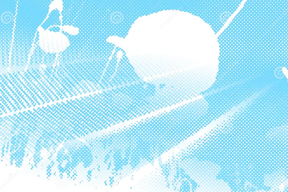 Light Blue Spotted Comic Cartoon Background, Small Points Dots Stock ...