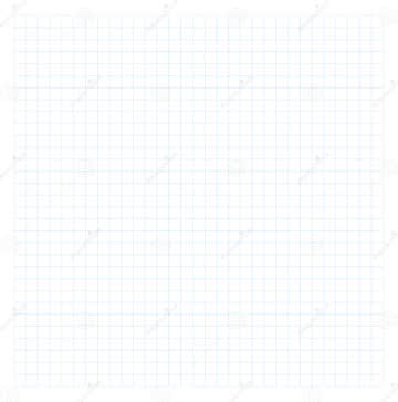 Light Blue Square Grid Paper Vector Background. Math Sheet Blank ...