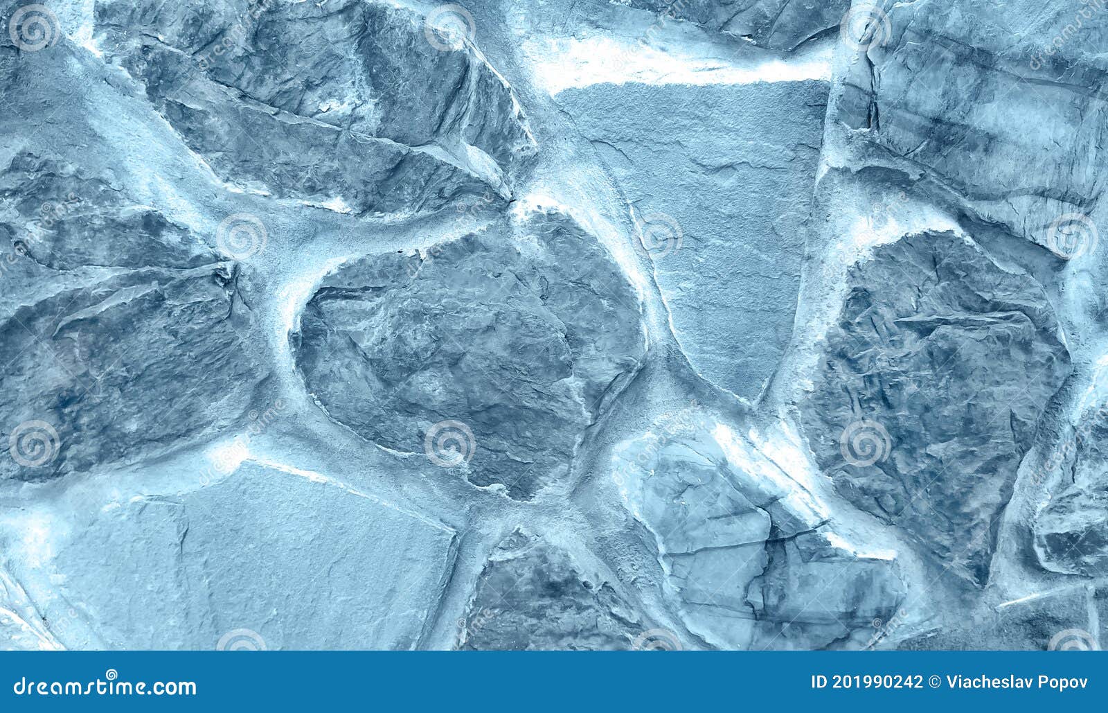 Light Blue Stone Wall Textur Stock Photo - Image of rock, crushed ...