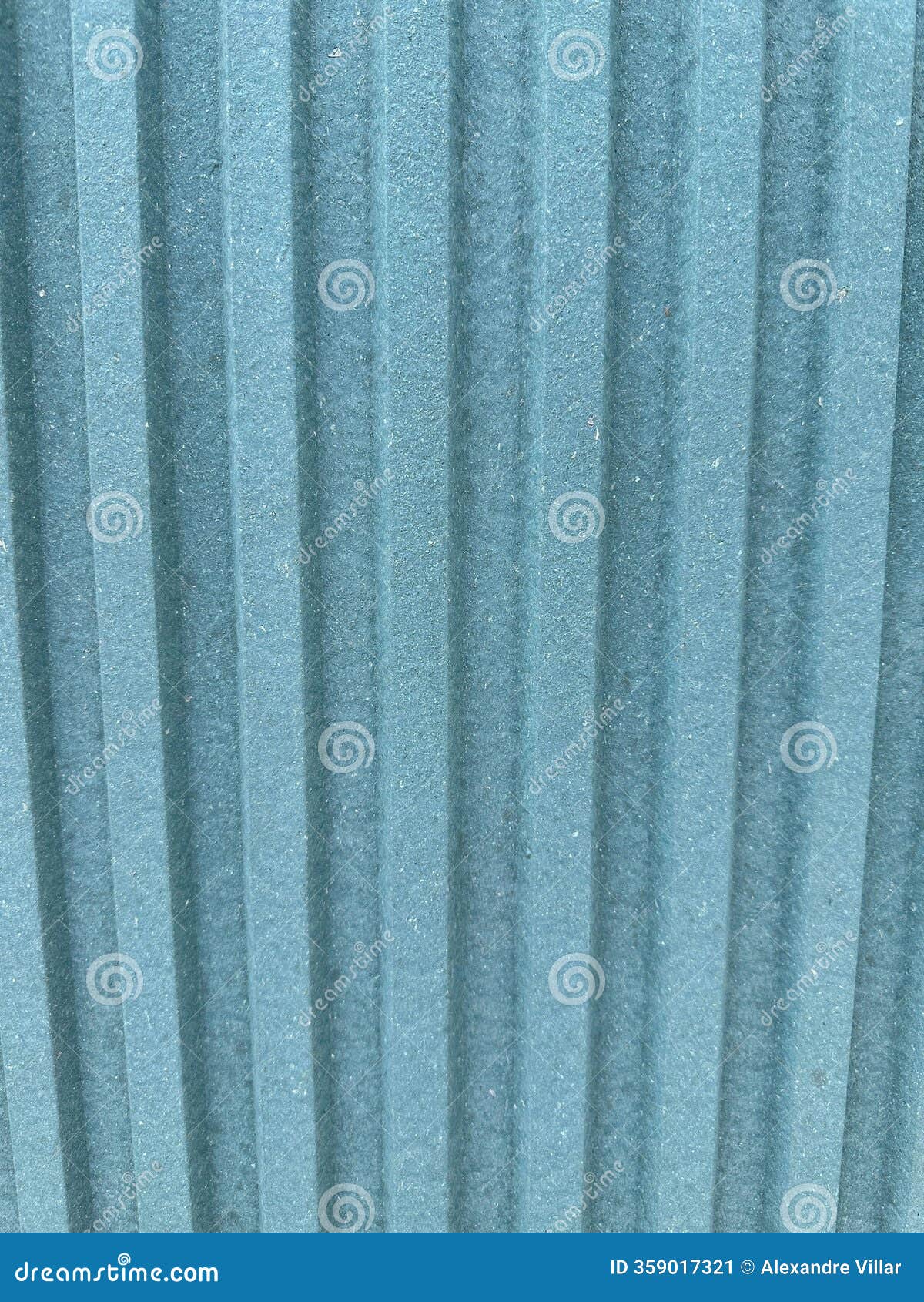 Light Blue Surface Featuring Vertical Ridges And A Slightly Rough ...