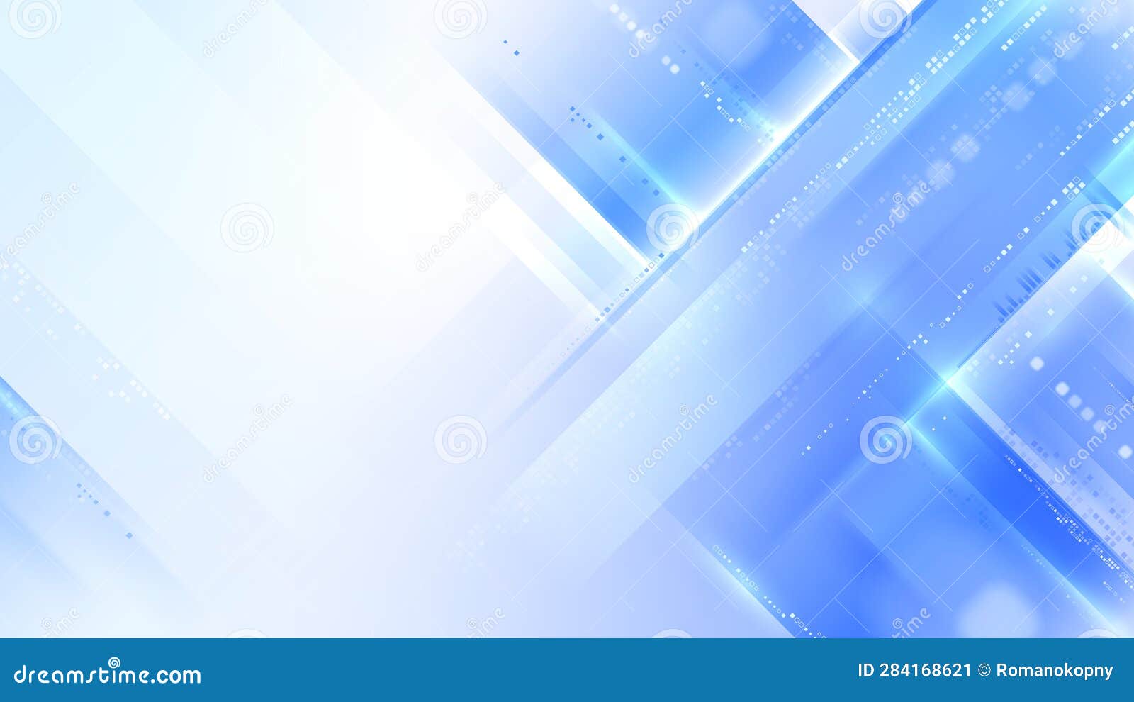 Light Blue Tech Background on White Background Stock Vector ...