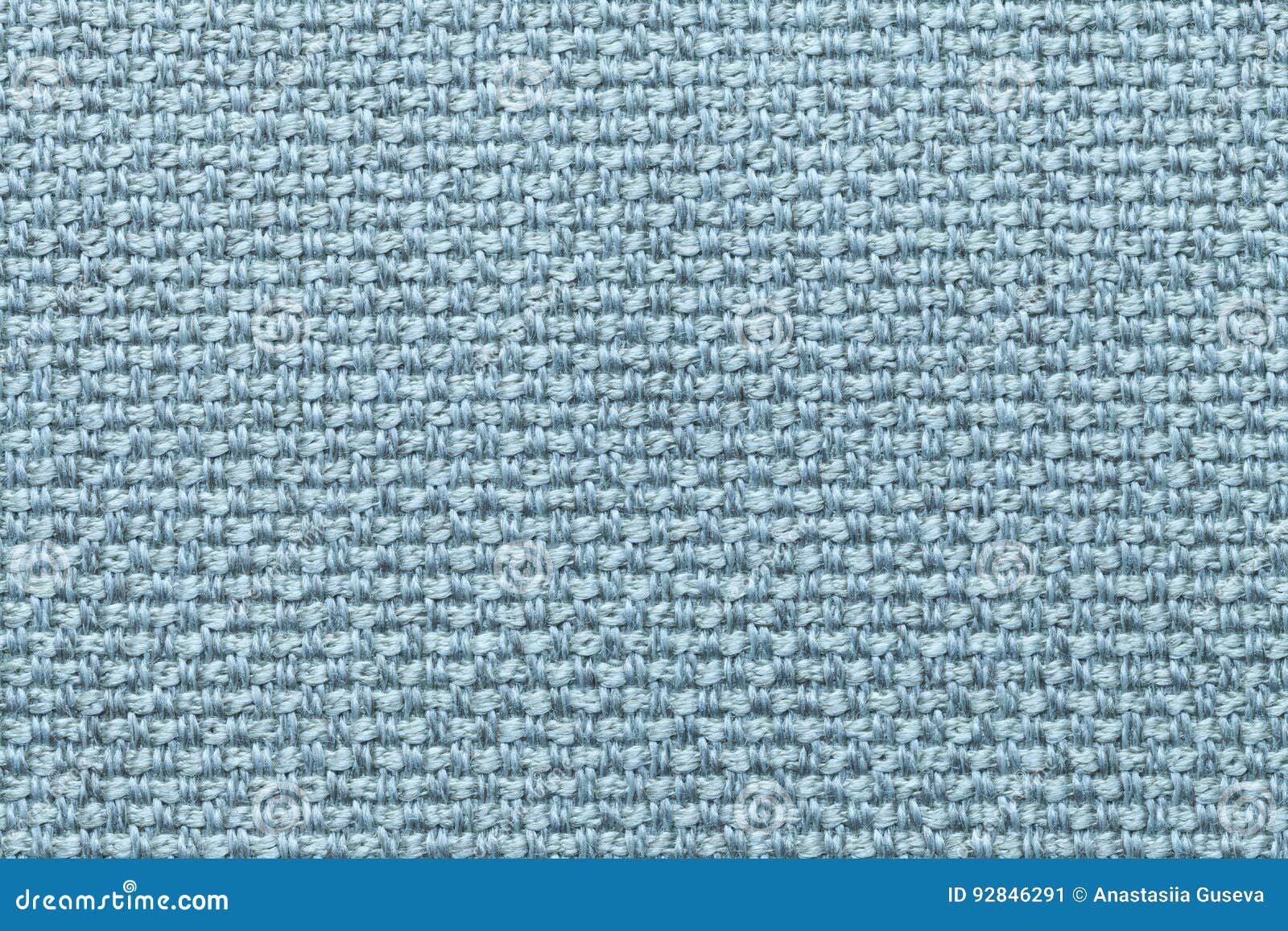 Light Blue Textile Background with Checkered Pattern, Closeup ...