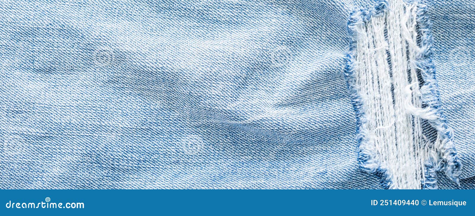 Light Blue Torn Jeans Texture Background Stock Photo - Image of ...