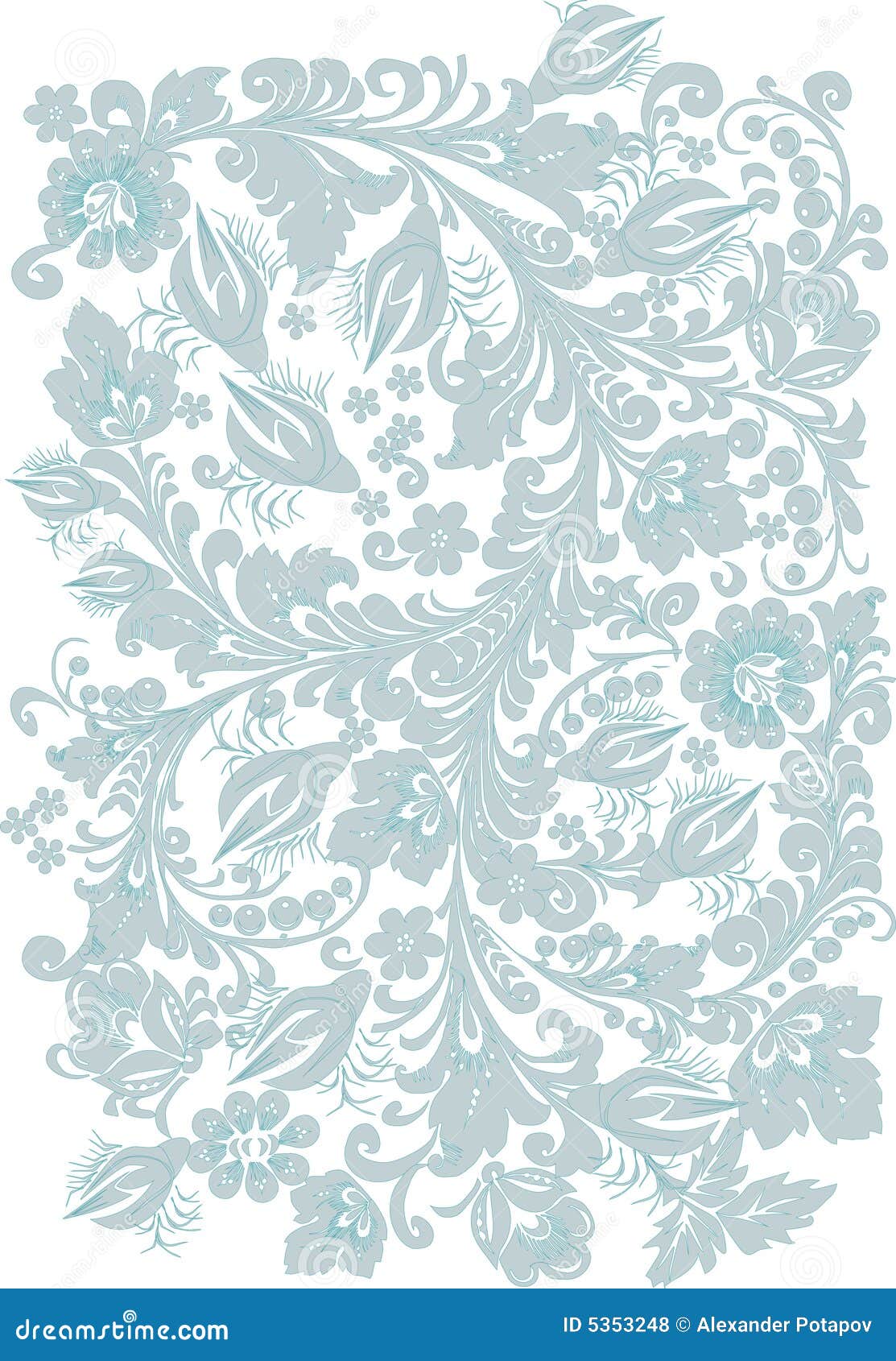 Light Blue Traditional Background Stock Illustration - Illustration of ...