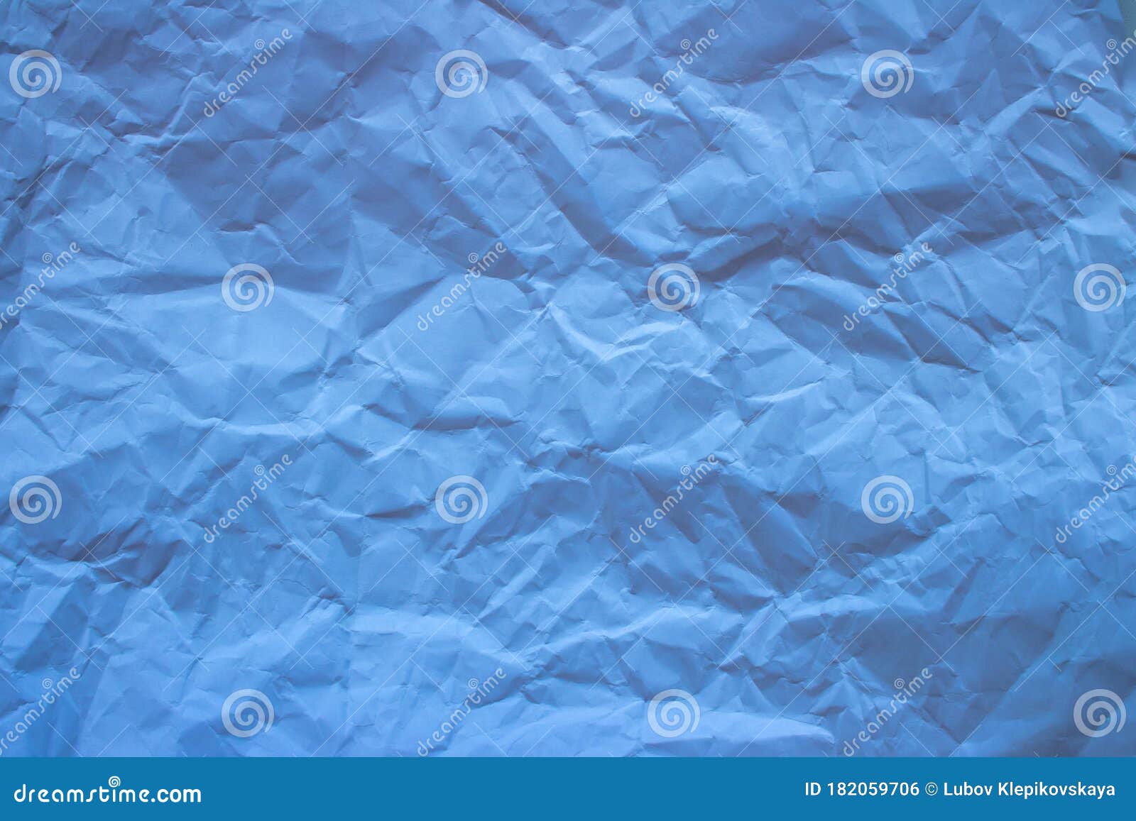 Light Blue Trendy Paper Texture. Crumpled Paper in Light Blue Color ...