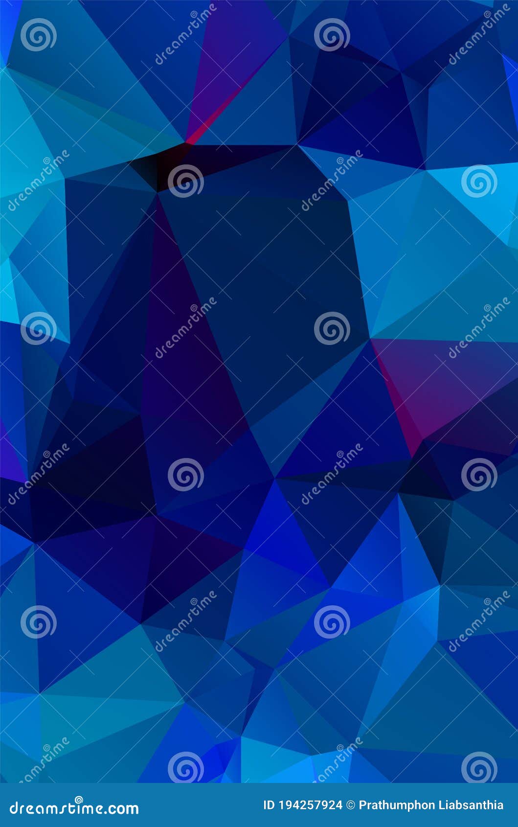 Light Blue Triangle Modern Geometric Abstract Background Stock Vector ...