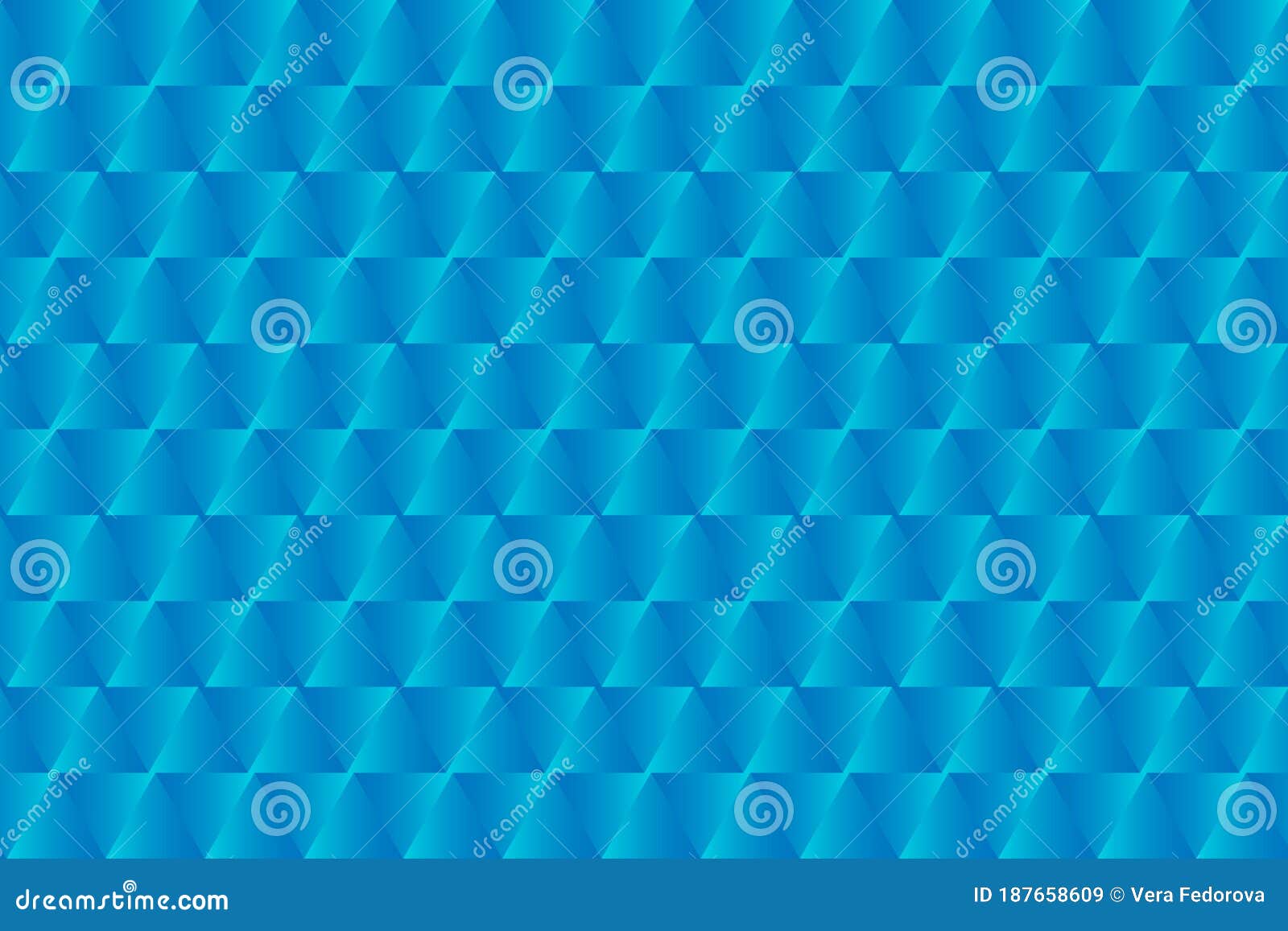 Light Blue Triangular Seamless Pattern. Bright Geometric Vector Background Stock Vector ...